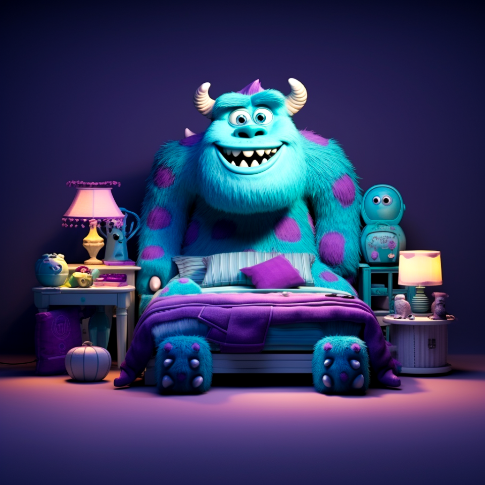Bedtime Adventures Unleashed: Monster Inc-Themed Beds for Playful ...