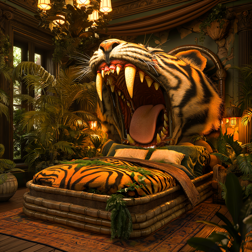 Jungle Kings and Queens: The Marvel of Giant Wild Animal Beds ...