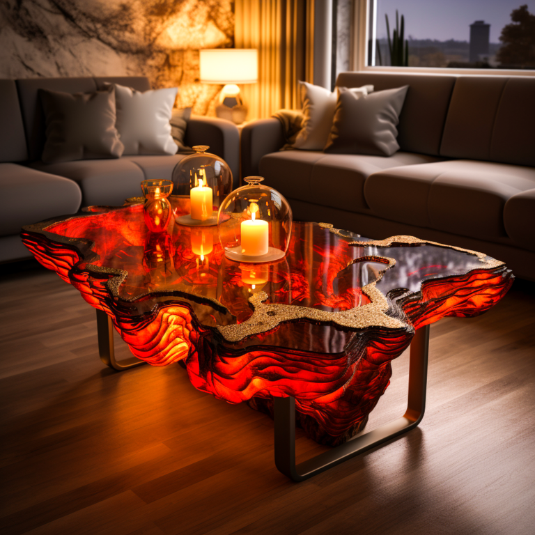 Volcanic Elegance: Ignite Your Living Space with Lava Flow Center ...