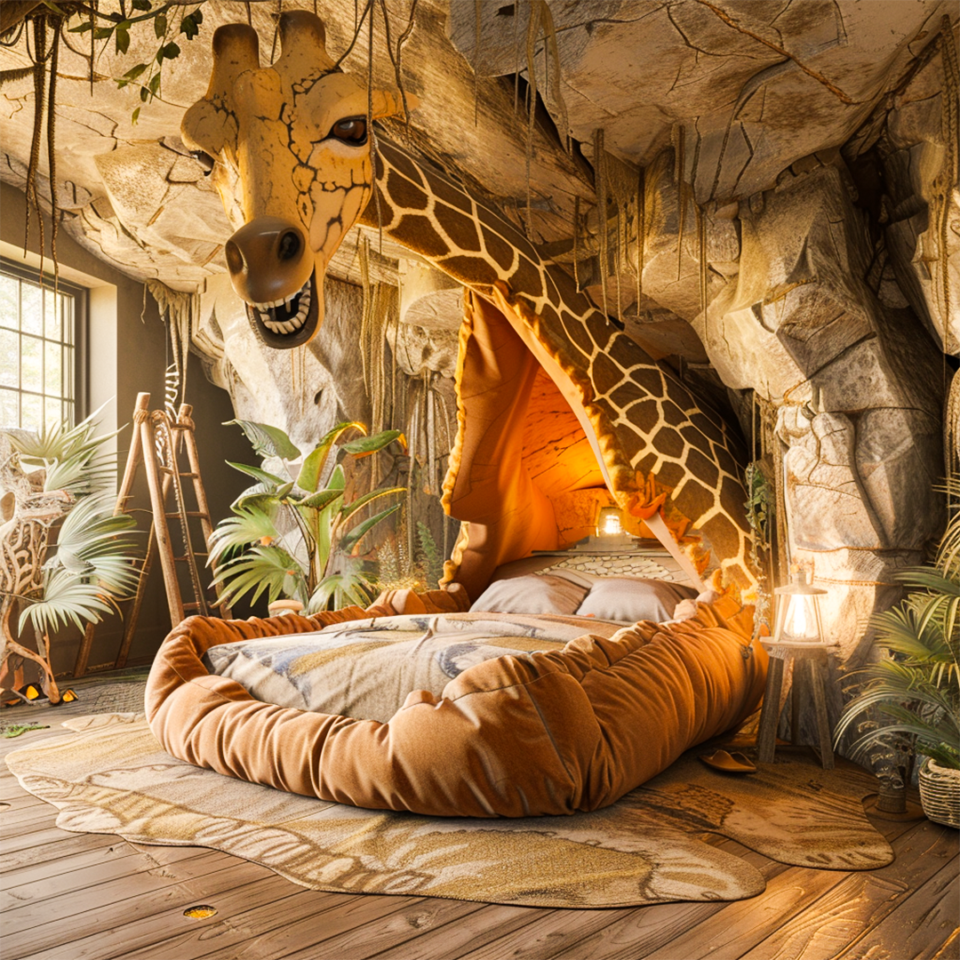 Jungle Kings and Queens: The Marvel of Giant Wild Animal Beds ...