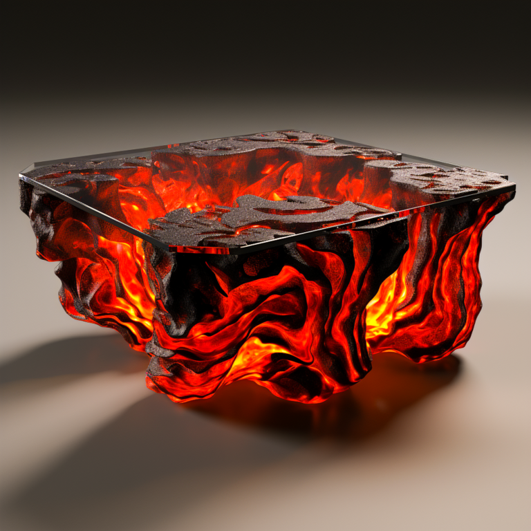 Volcanic Elegance: Ignite Your Living Space with Lava Flow Center ...