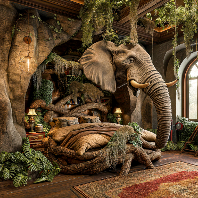 Jungle Kings and Queens: The Marvel of Giant Wild Animal Beds ...