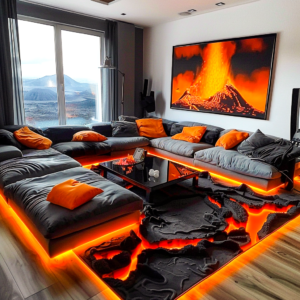 Living on the Edge: Unveiling the Magnificent Volcano-Themed House ...