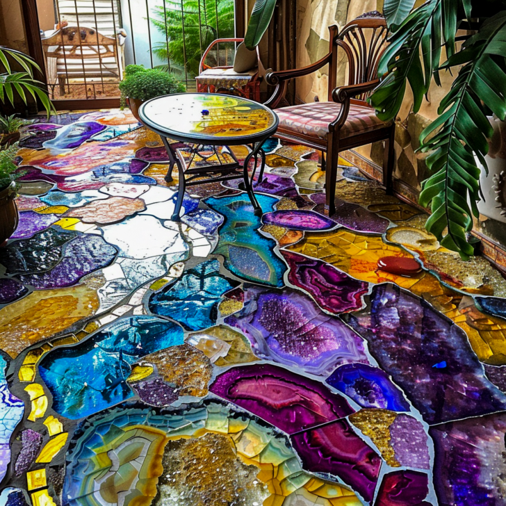 Crystal Pathways: Enhancing Garden Elegance with Geode Stone Walkways ...