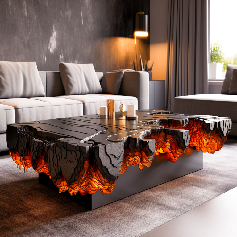 Volcanic Elegance: Ignite Your Living Space with Lava Flow Center ...