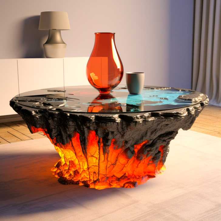 Volcanic Elegance: Ignite Your Living Space with Lava Flow Center ...