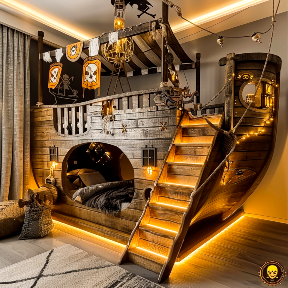 Sail into Dreams: Unveiling the Ultimate Pirate Ship Beds for Adventure ...
