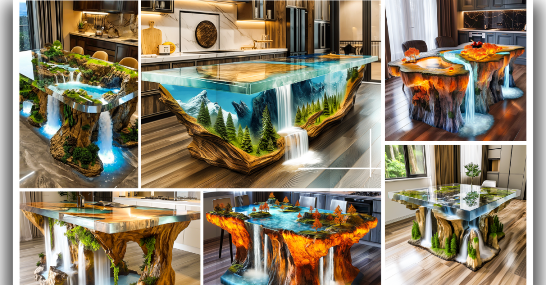 Crafted Cascades: Transforming Your Kitchen with Gorgeous Epoxy-Wood ...