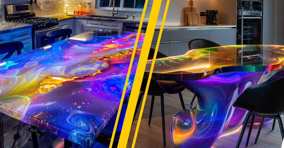 Aurora Eats: Mesmerizing Kitchen Tables Inspired by the Northern Lights