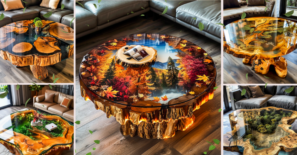 Nature-Inspired Elegance: Transform Your Living Space with Forest Epoxy ...