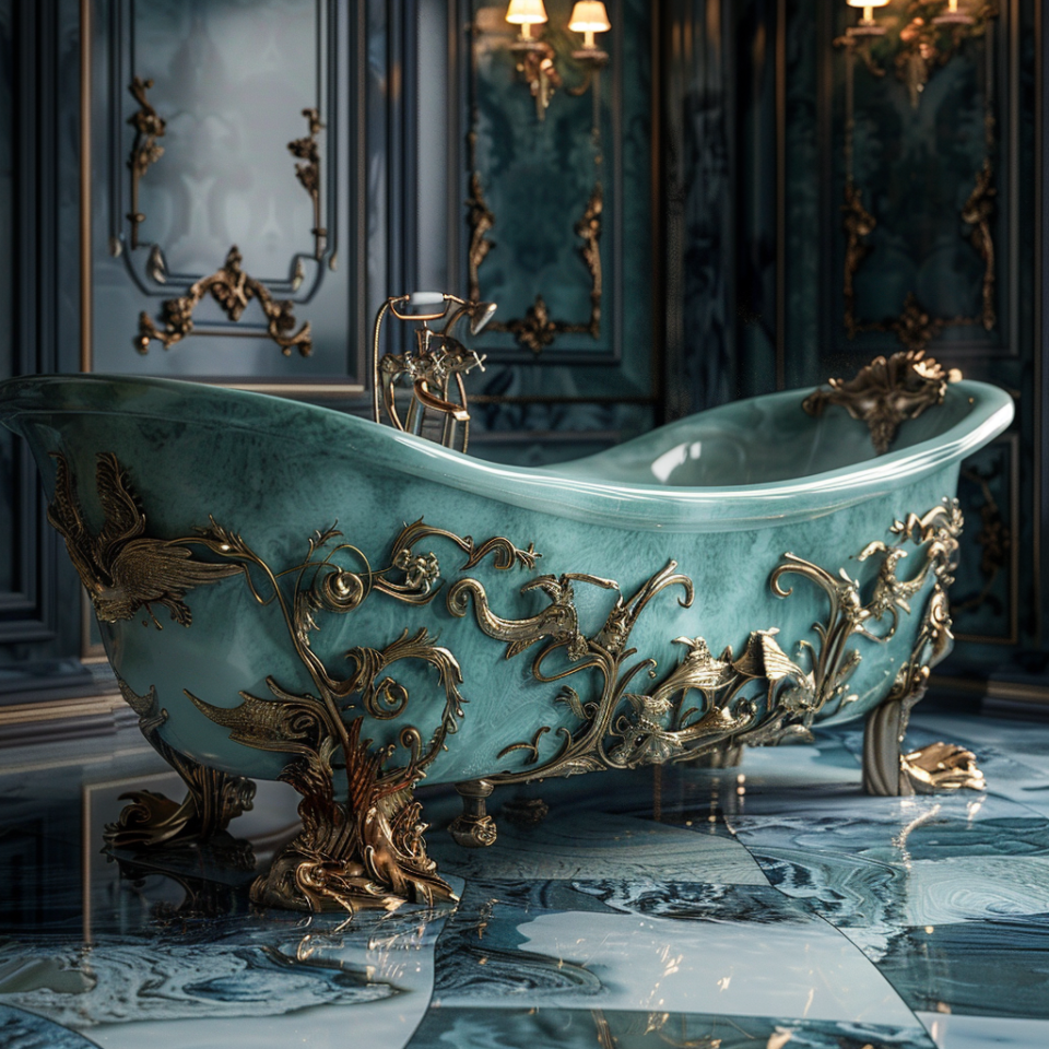 Enchanted Forest-Themed Bathtubs: A Soothing Retreat in Nature's Embrace