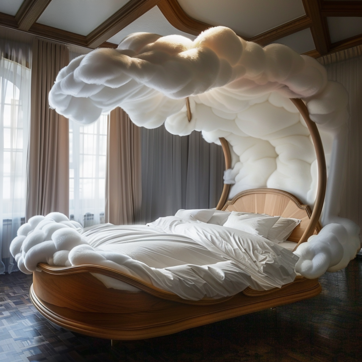 Dreamy Slumbers: Beds Designed to Float Amongst the Clouds