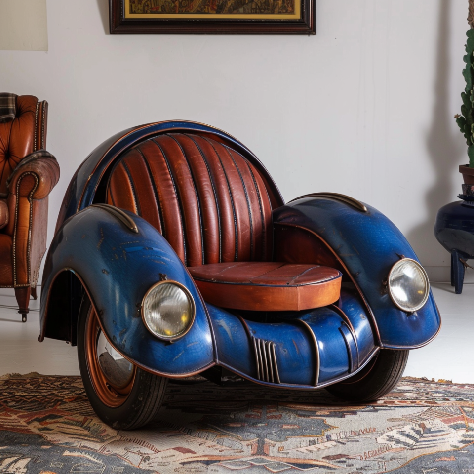 Sit in Style: Volkswagen Beetle-Inspired Chairs