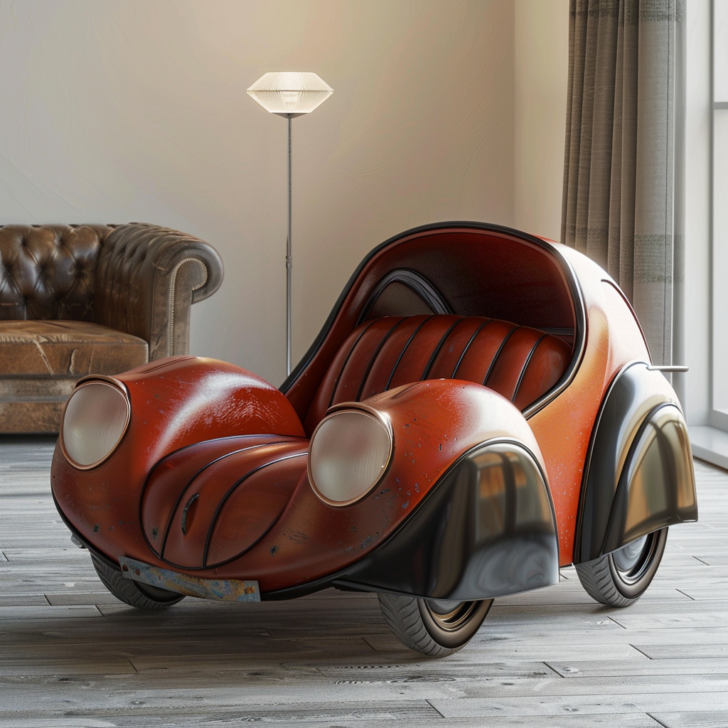 Sit in Style: Volkswagen Beetle-Inspired Chairs