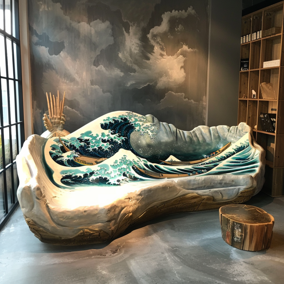 Dive into Coastal Comfort with Beach Wave Couch Designs