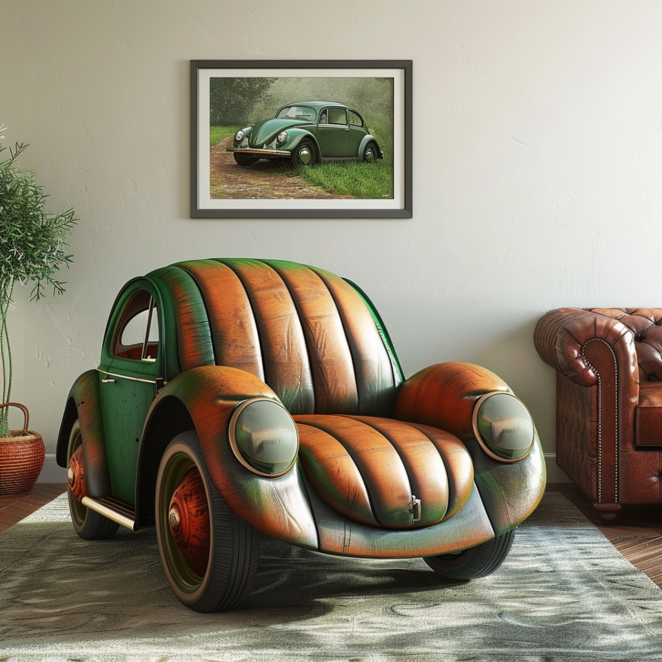 Sit in Style: Volkswagen Beetle-Inspired Chairs