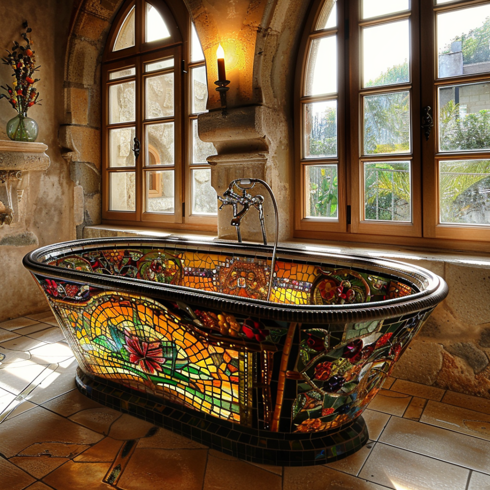 Bathe in Beauty: Stunning Stained-Glass Bathtubs That Redefine Luxury ...