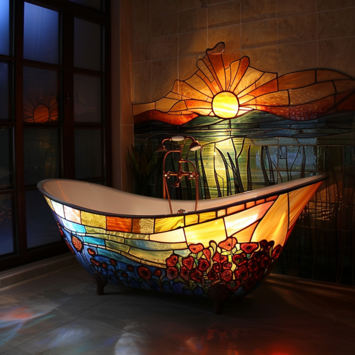 Bathe in Beauty: Stunning Stained-Glass Bathtubs That Redefine Luxury ...