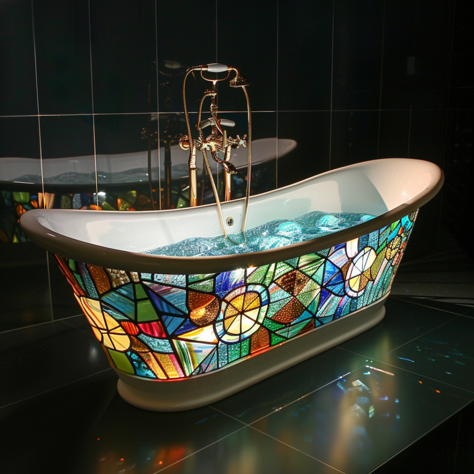 Bathe in Beauty: Stunning Stained-Glass Bathtubs That Redefine Luxury ...