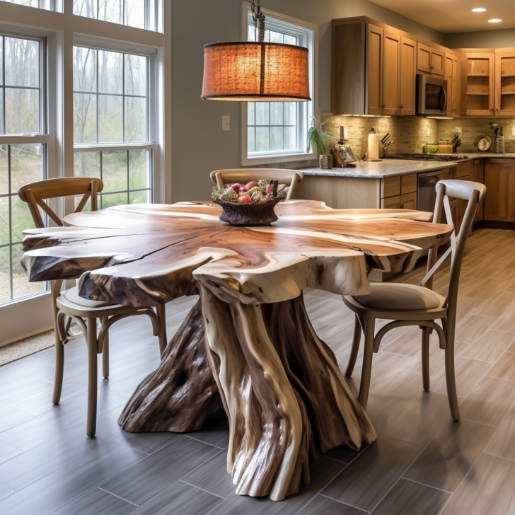 Bringing Nature Home: Exquisite Nature-Inspired Kitchen Tables