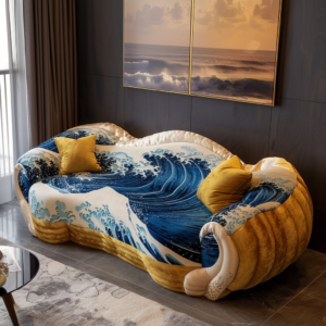 Dive into Coastal Comfort with Beach Wave Couch Designs