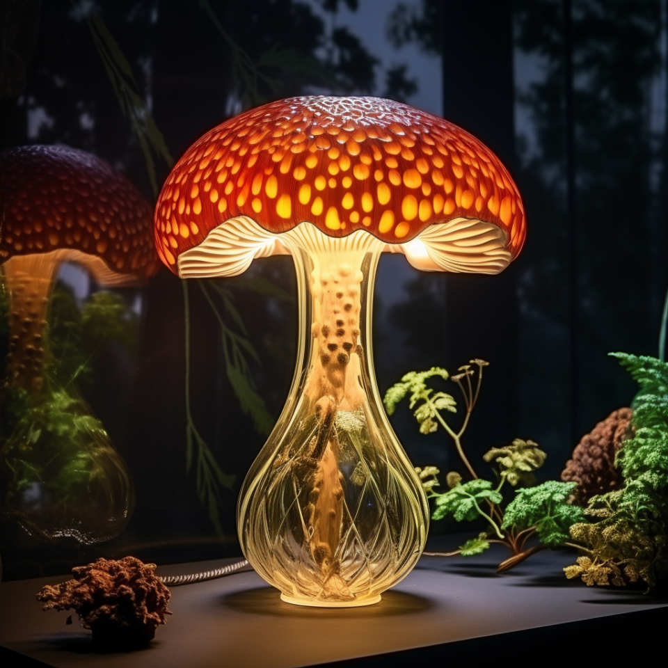 Mystical Glow: Illuminating Your Space With Enchanting Mushroom Lamps
