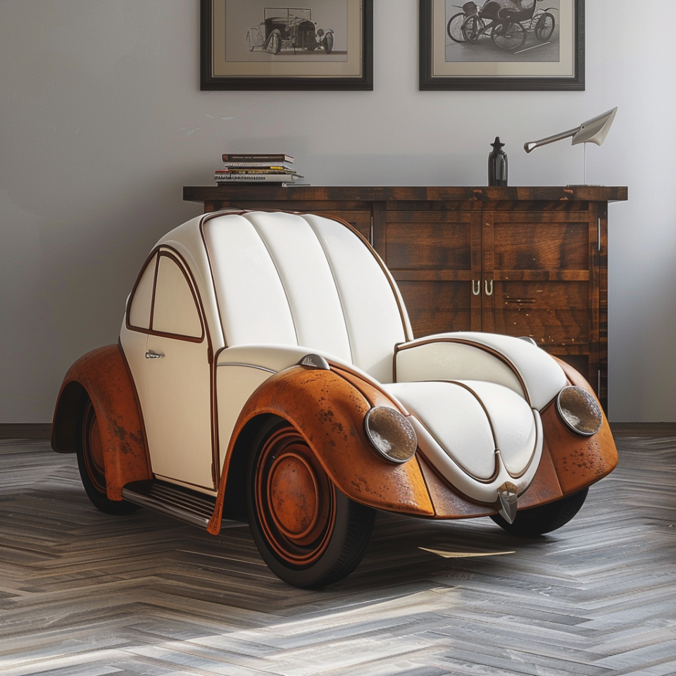 Sit in Style: Volkswagen Beetle-Inspired Chairs