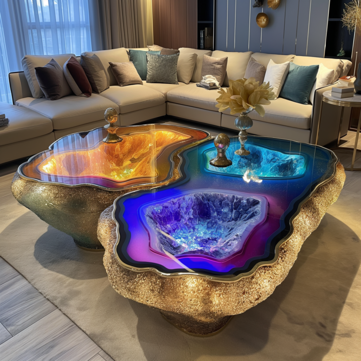 Mesmerizing Marvels: Giant Geode Coffee Tables that Transform Living ...