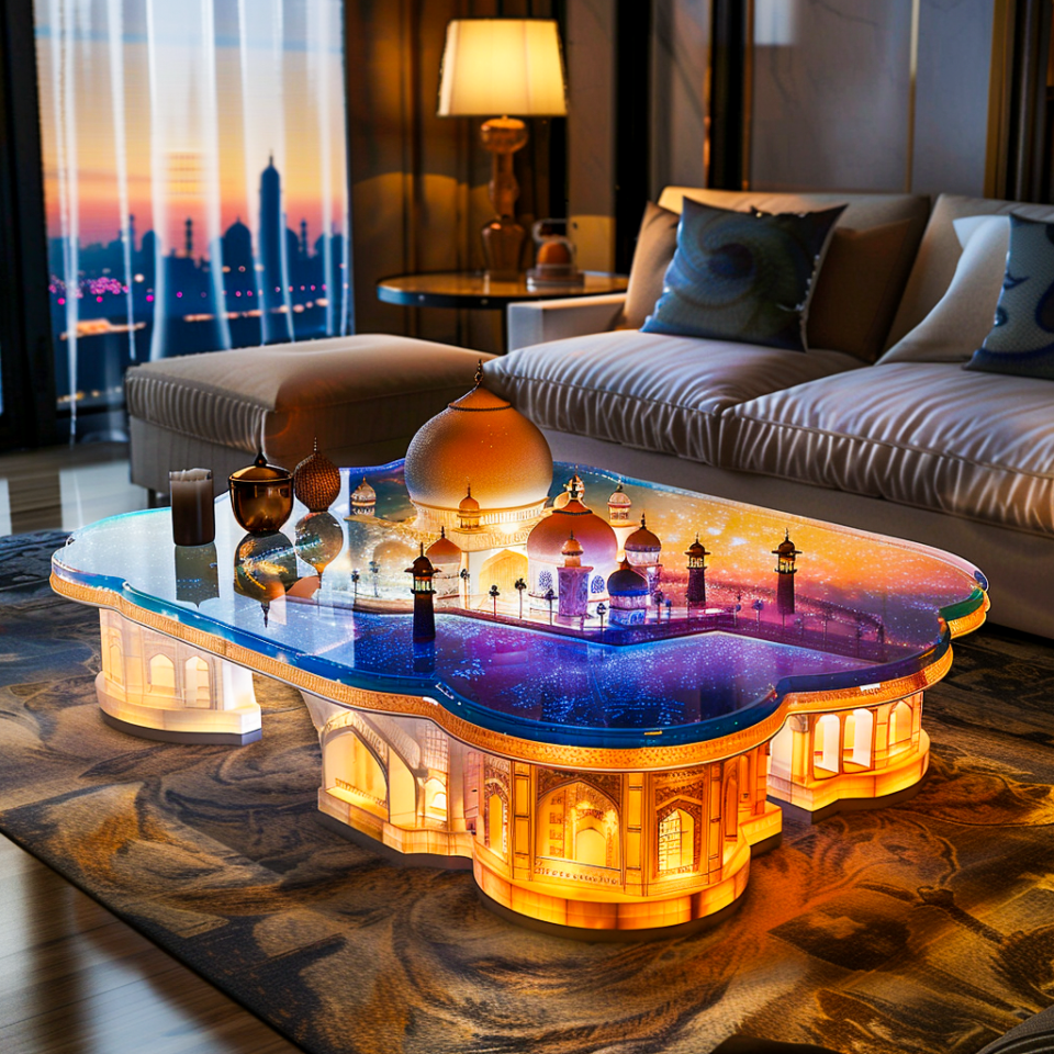 Exploring the World at Home: Coffee Tables Inspired by Seven Wonders of ...