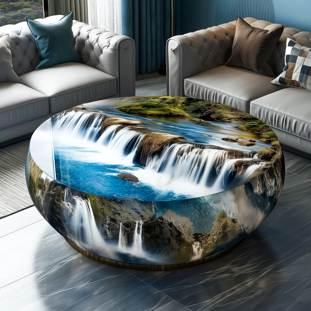 Ripples of Style: Transform Your Living Space with Waterfall Coffee ...