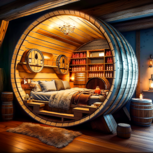 From Vineyard to Bedroom: The Irresistible Allure of Wine Barrel Beds ...