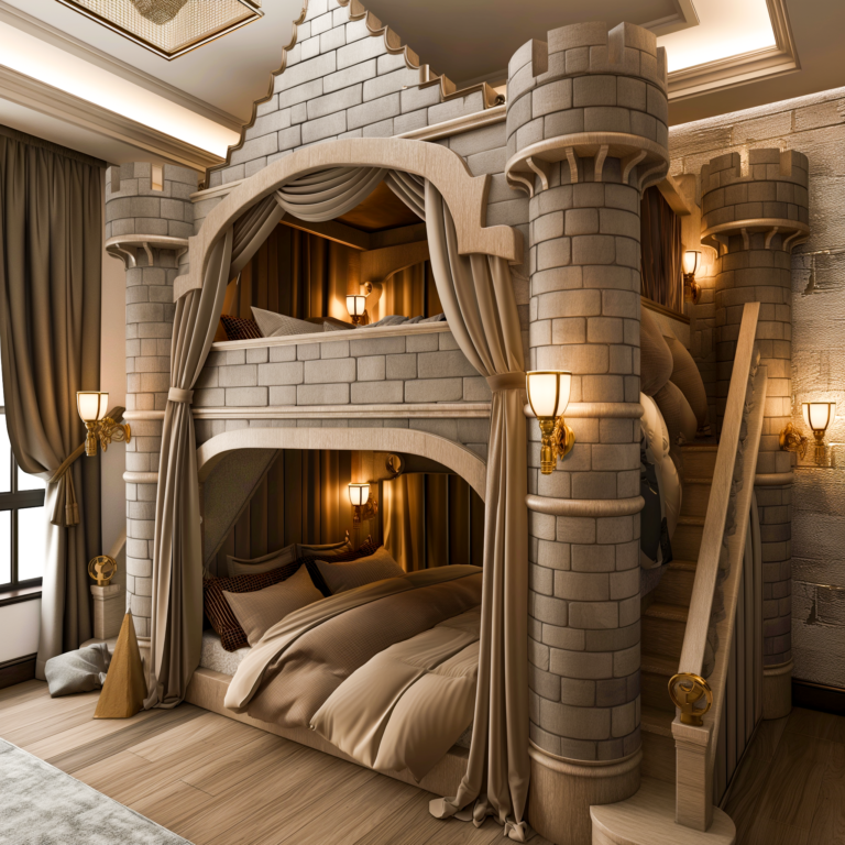 Fortress Fantasy: Elevating Sleepovers with Castle Bunk Beds ...