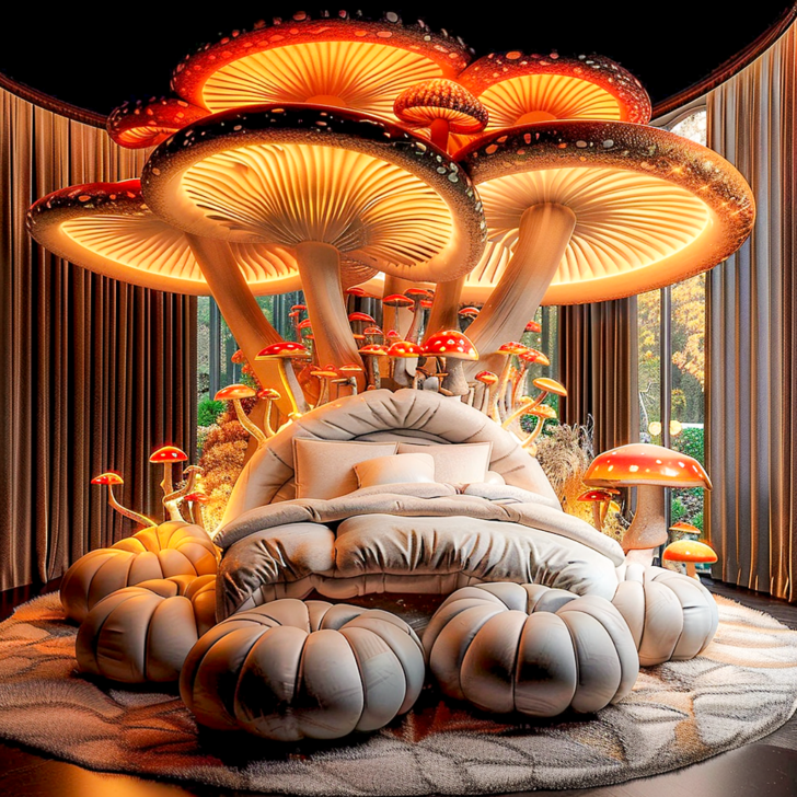 Magical Slumber: Unveiling the Enchantment of Mushroom Beds for Dreamy ...
