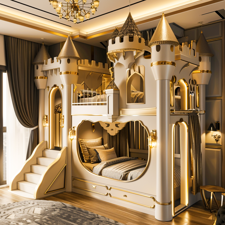 Fortress Fantasy: Elevating Sleepovers with Castle Bunk Beds ...
