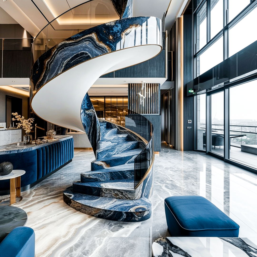 Ascend in Style: Unraveling the Beauty of Marble Staircase Designs ...