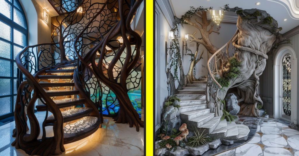 Whimsical Wonderland: Captivating Images of Enchanted Forest Staircases