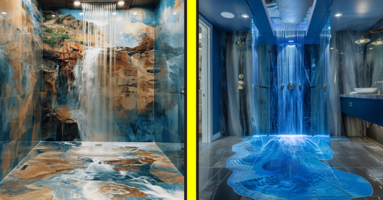 Redefining Relaxation: Dive into Epoxy Waterfall Showers