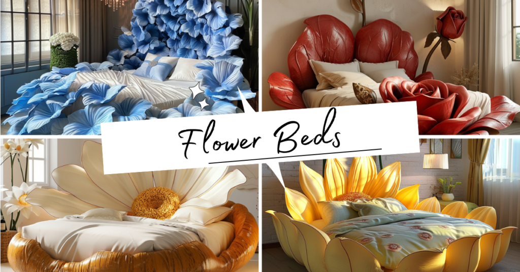 Blossom Beds: Transforming Bedrooms with Flower-Inspired Designs