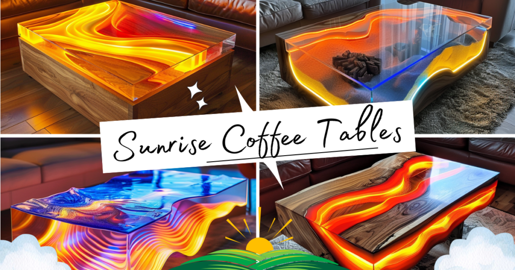 Sunrise Splendor: Coffee Tables That Bring Dawn's Beauty