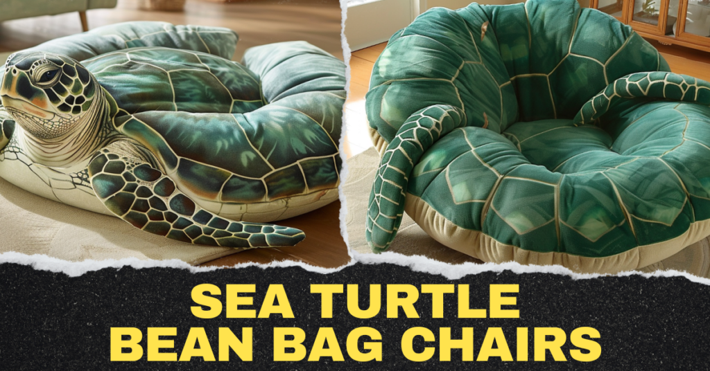 Under the Sea Comfort: Dive into Sea Turtle Bean Bag Chairs