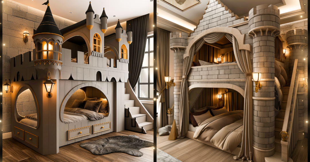 Fortress Fantasy: Elevating Sleepovers with Castle Bunk Beds ...