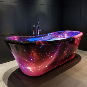 Starry Soak: Exploring the Beauty of Galaxy Bathtubs