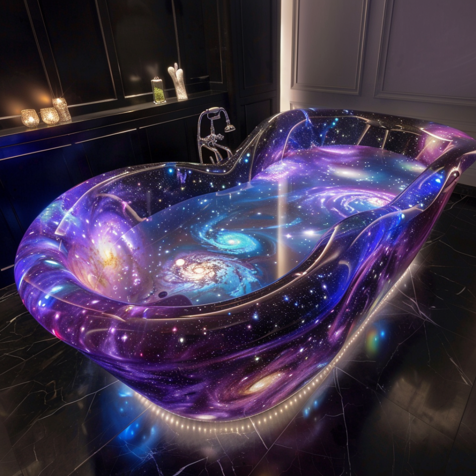 Starry Soak: Exploring the Beauty of Galaxy Bathtubs