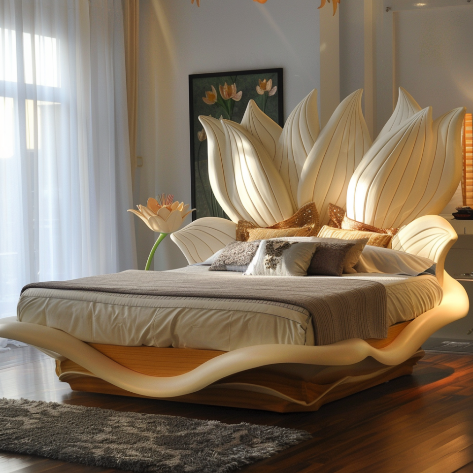 Blossom Beds: Transforming Bedrooms with Flower-Inspired Designs