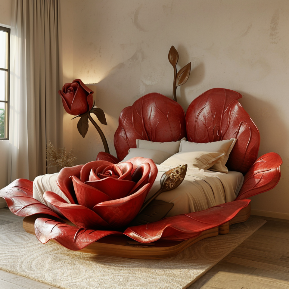 Blossom Beds: Transforming Bedrooms with Flower-Inspired Designs