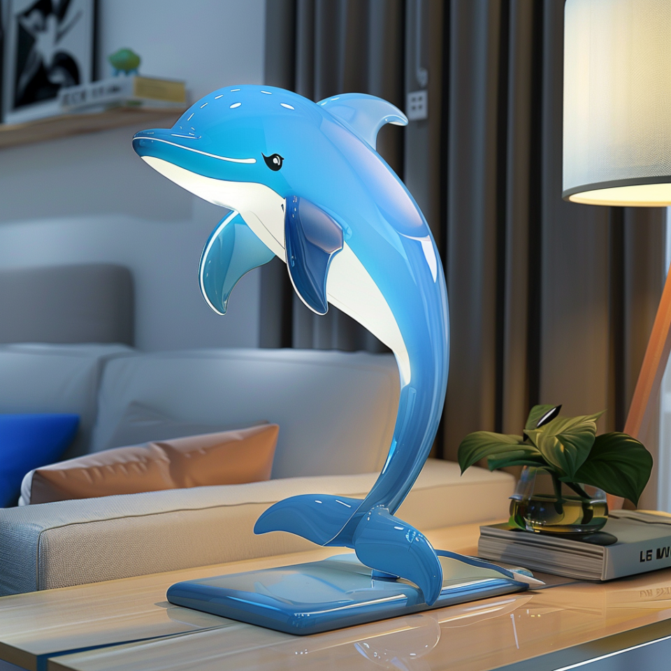 Oceanic Illumination: Dive into Dolphin Lamp Designs for Home Decor
