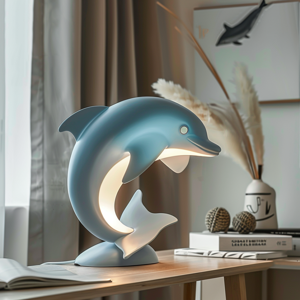 Oceanic Illumination: Dive into Dolphin Lamp Designs for Home Decor