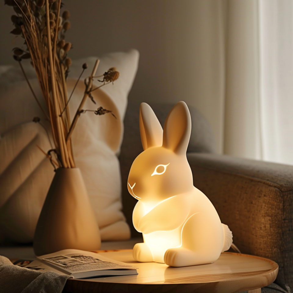Light Up Your Space with Whimsy: A Gallery of Bunny Lamps
