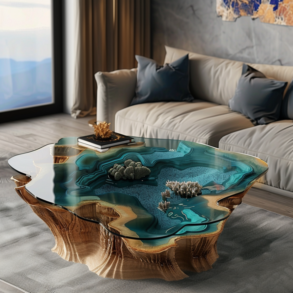 Captivating Ocean Coffee Tables: Bring In the Tranquility of the Sea