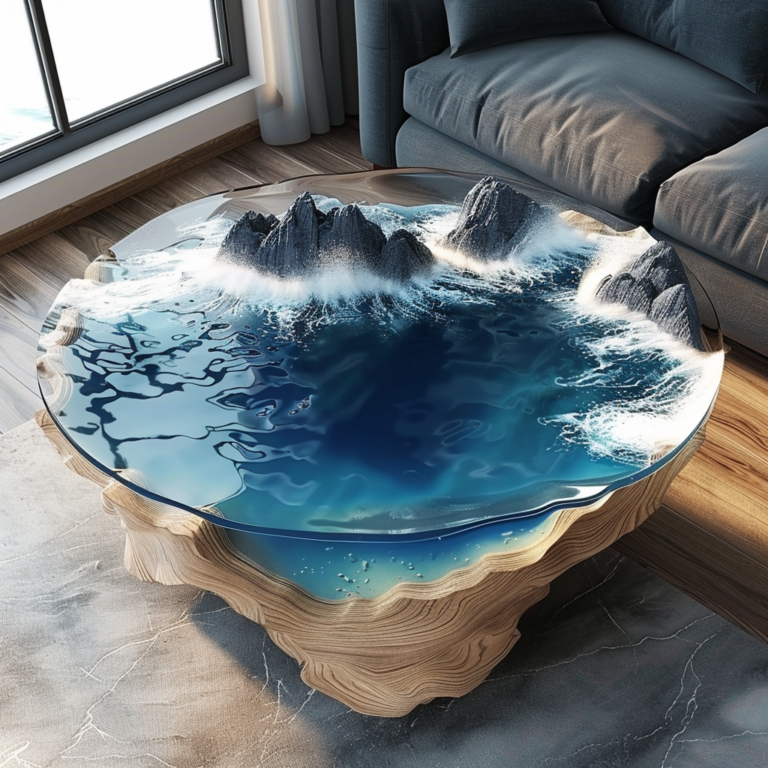Captivating Ocean Coffee Tables: Bring In the Tranquility of the Sea